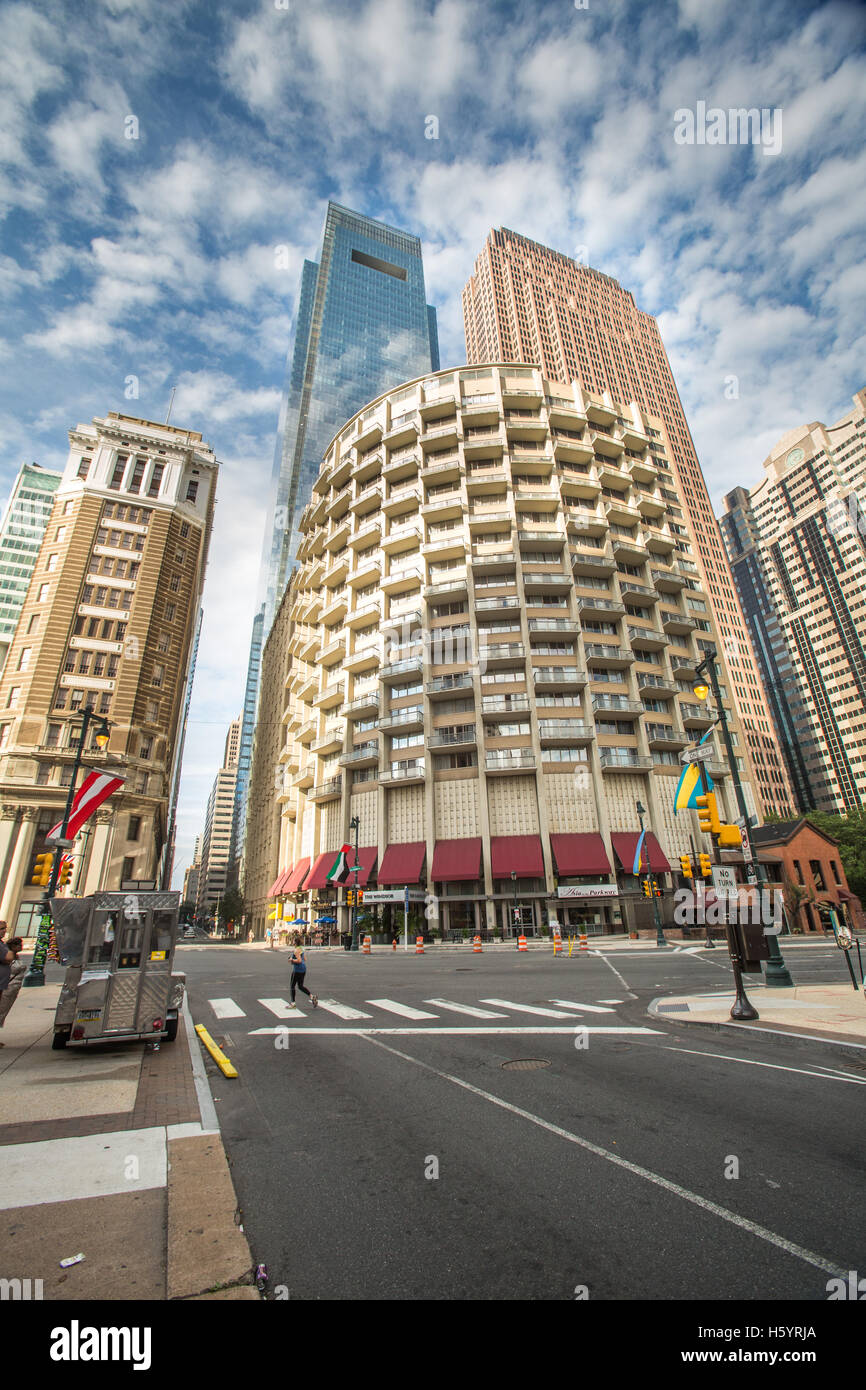 Buildings in the Center City of Philadelphia, Pennsylvania Stock Photo ...