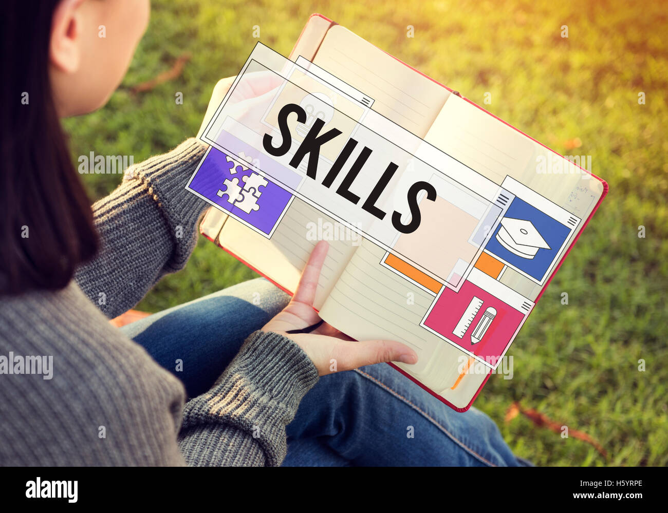 Education Skills Practice Study Learning Concept Stock Photo - Alamy