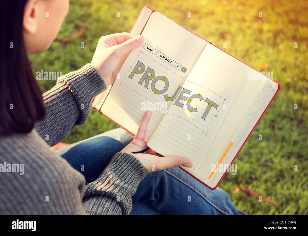 Project Management Forecast Operation Predict Concept Stock Photo - Alamy
