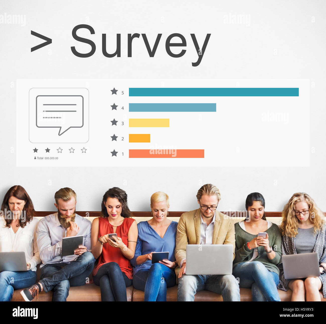 Survey Comment Review Ratings Concept Stock Photo - Alamy