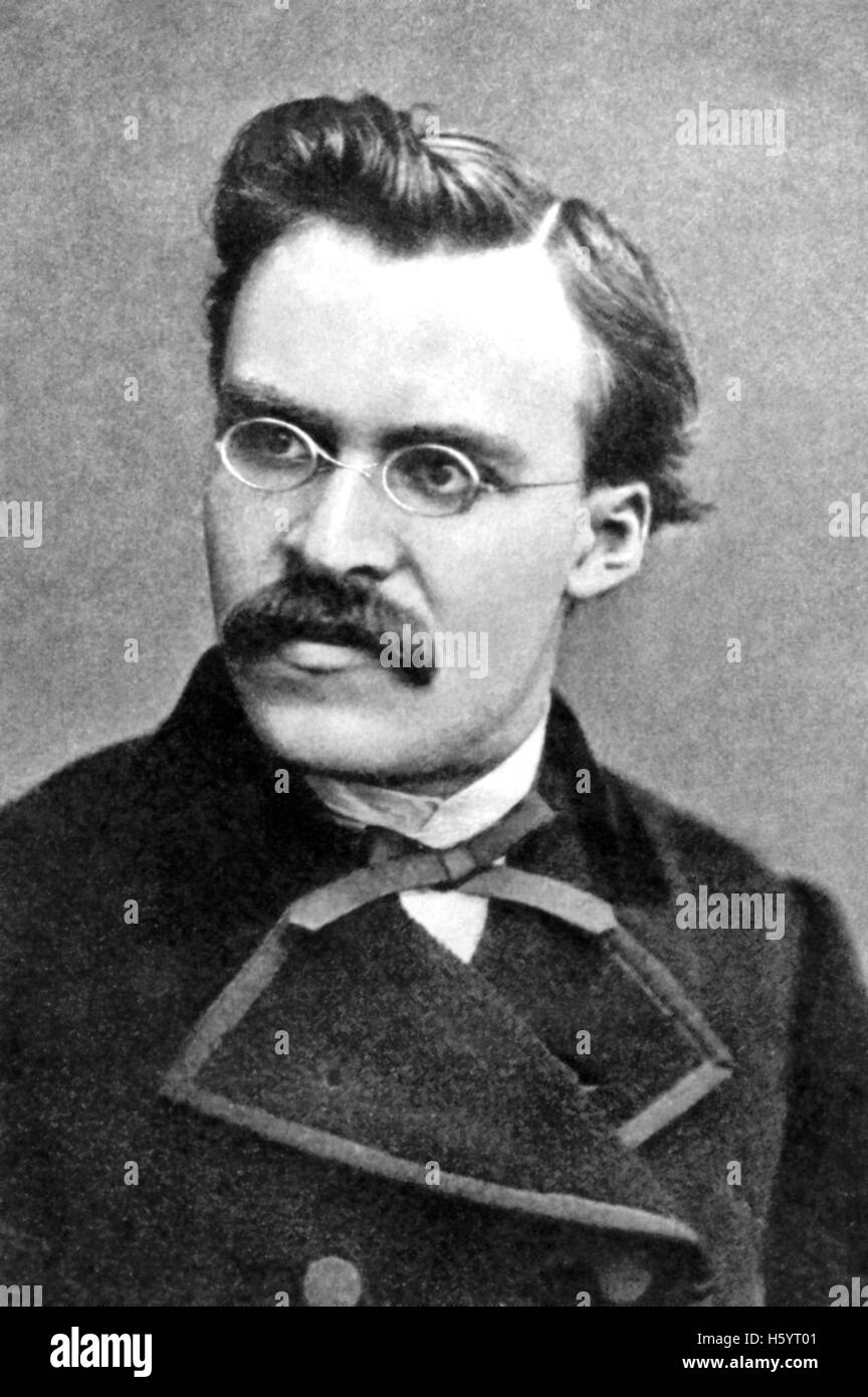 FRIEDRICH NIETZSCHE (1844-1900) German philosopher about 1870. Photo ...