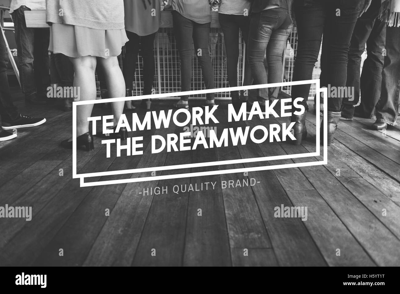 Teamwork Dreamwork Alliance Cooperation Unity Concept Stock Photo - Alamy