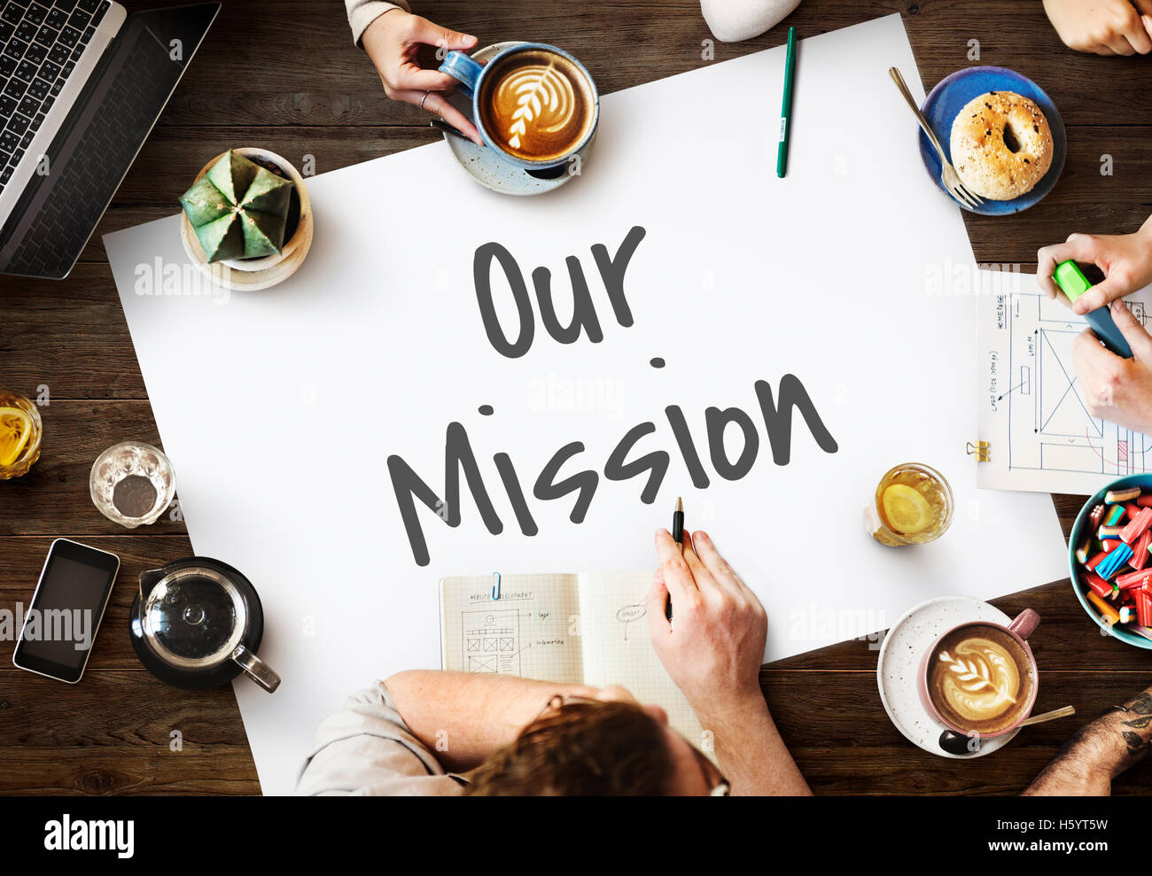 Our Mission Ideas Leadership Concept Stock Photo - Alamy