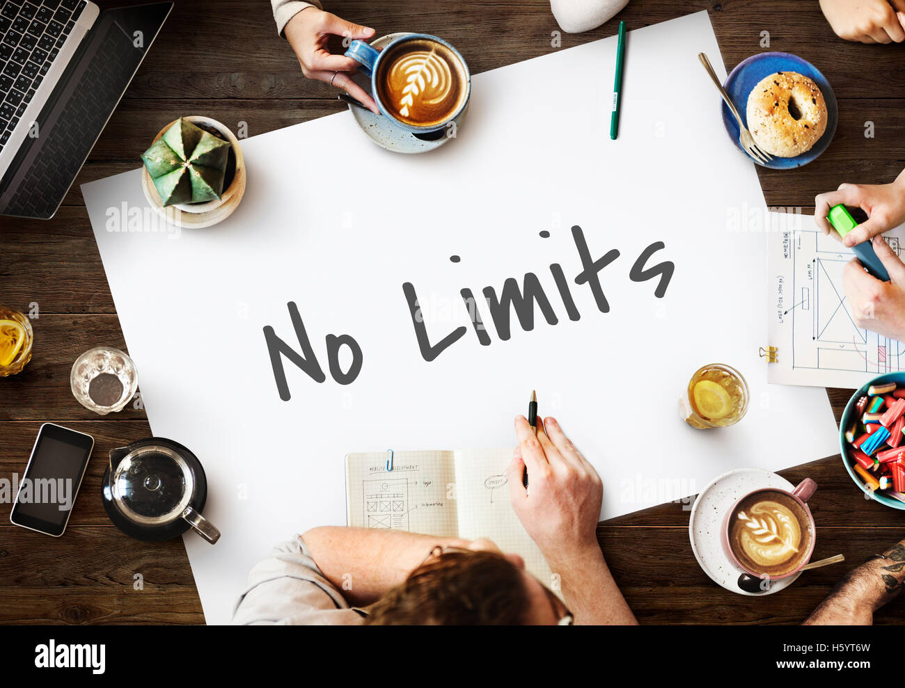 No Limits Ideas Work Concept Stock Photo - Alamy