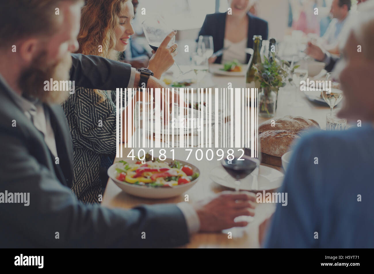 Barcode Scan Shopping Store Merchandise Retail Concept Stock Photo - Alamy