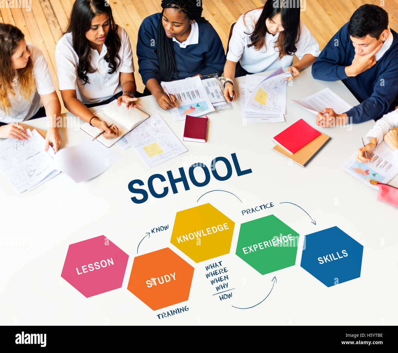 School College Education Intelligence Concept Stock Photo - Alamy