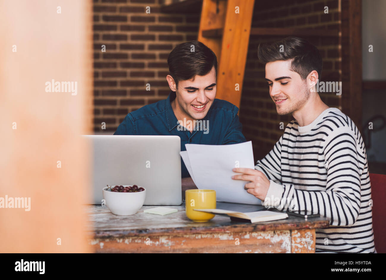 They love working from home together Stock Photo - Alamy