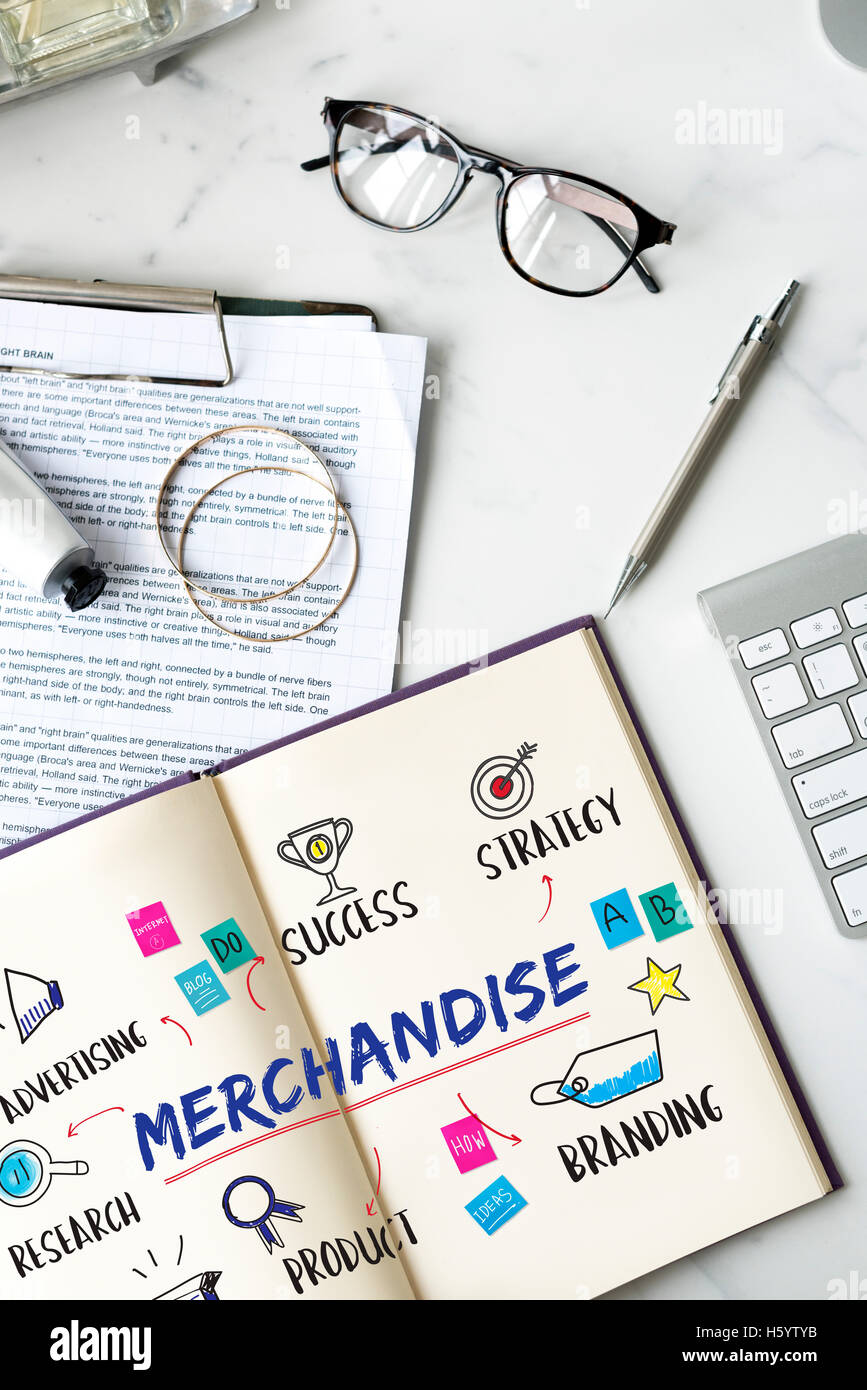 Merchandise Business Goal Investment Plan Concept Stock Photo - Alamy