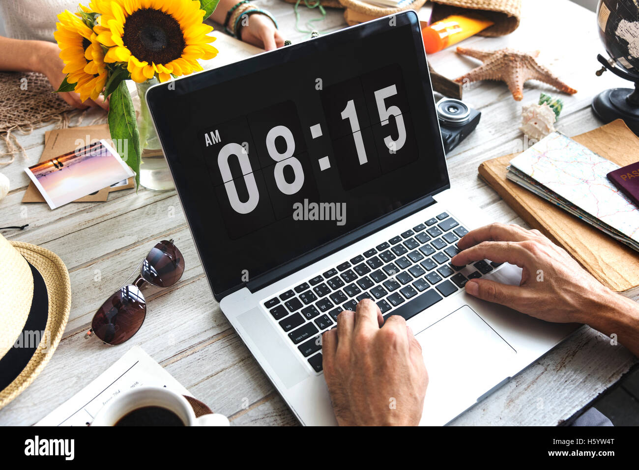 Time Appointment Schedule Punctual Graphic Concept Stock Photo - Alamy