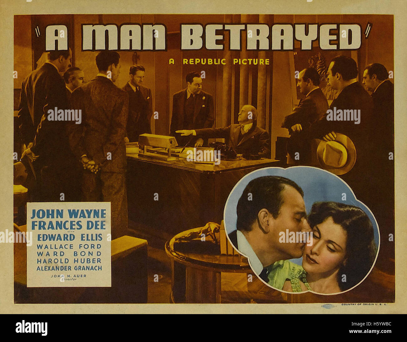 A Man Betrayed - Movie Poster Stock Photo - Alamy