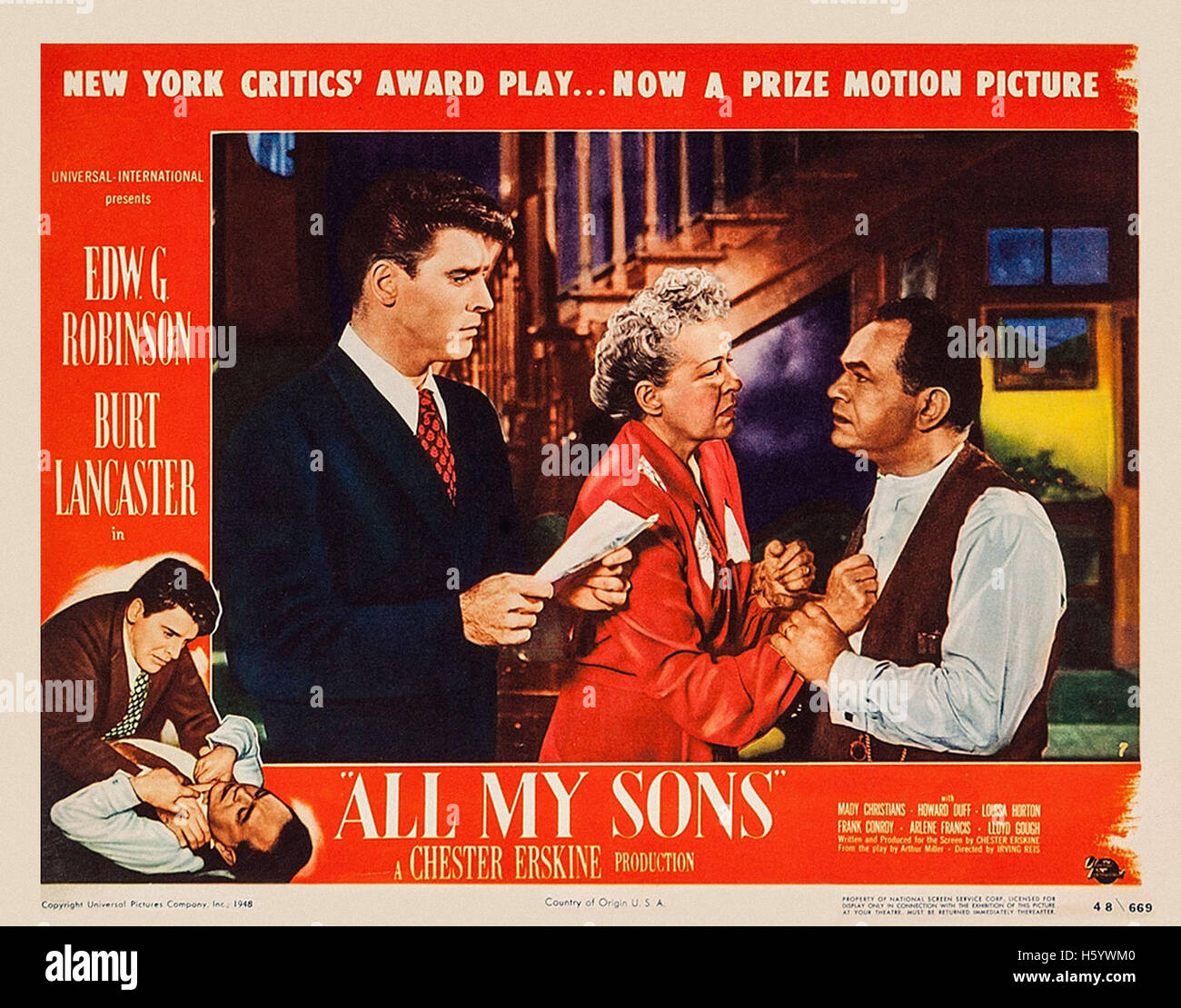All My Sons - Movie Poster Stock Photo - Alamy