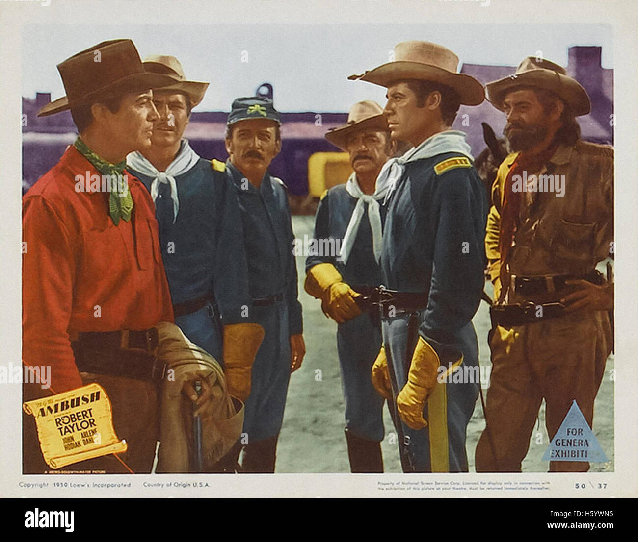 Ambush (1950) - Movie Poster Stock Photo - Alamy