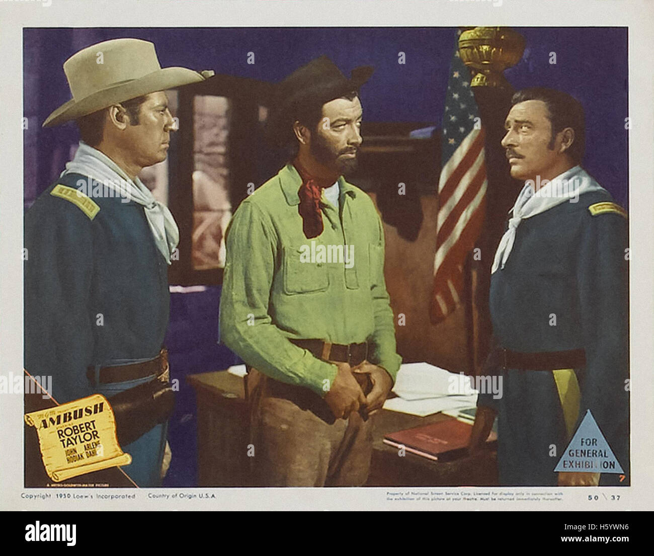 Ambush (1950) - Movie Poster Stock Photo - Alamy