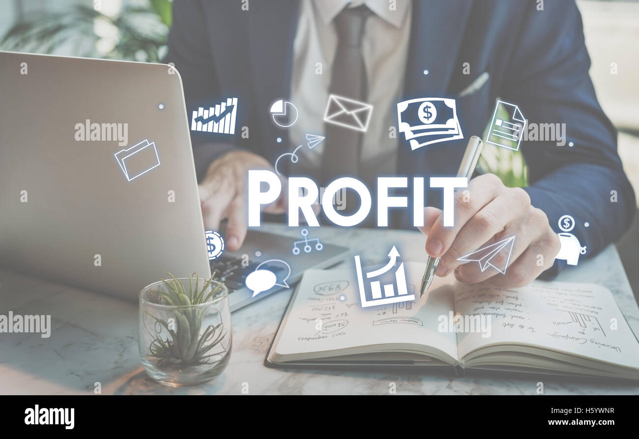 Profit Earnings Income Financial Economy Proceeds Concept Stock Photo ...