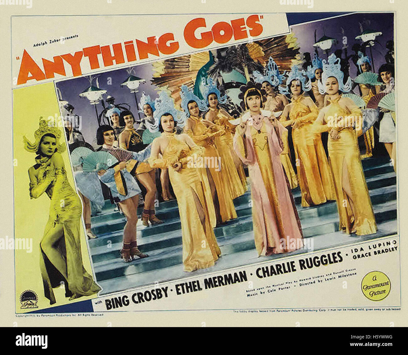 Anything Goes (1936) - Movie Poster Stock Photo - Alamy