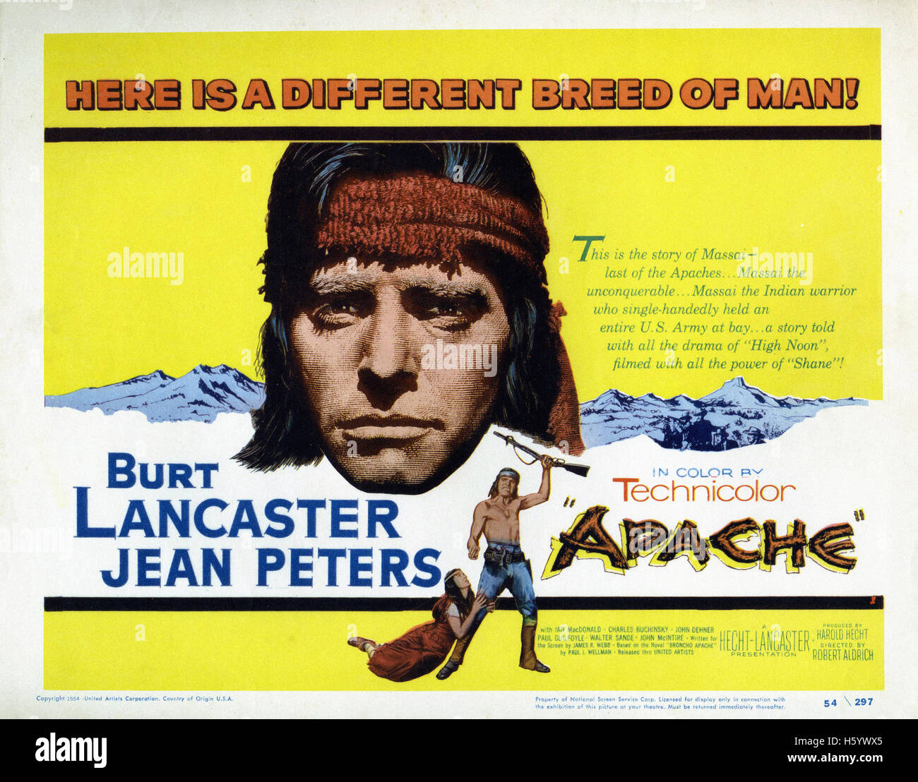 Apache - Movie Poster Stock Photo - Alamy