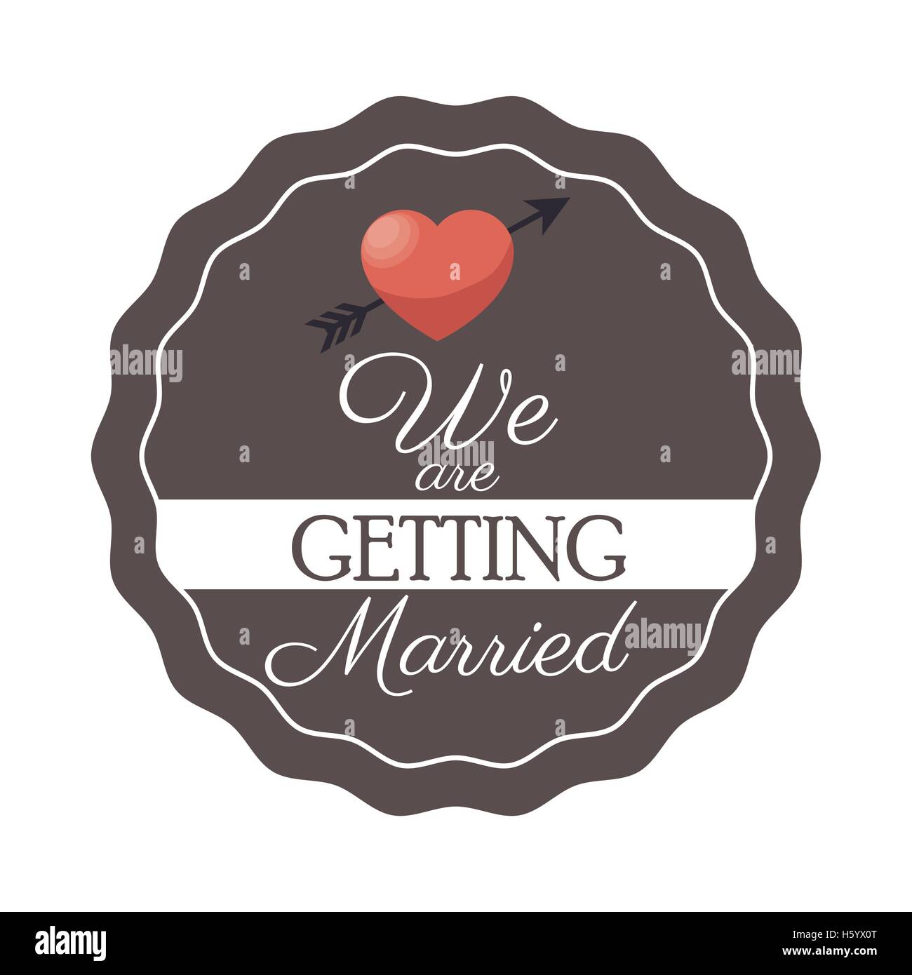 wedding invitation card icon Stock Vector Image & Art - Alamy