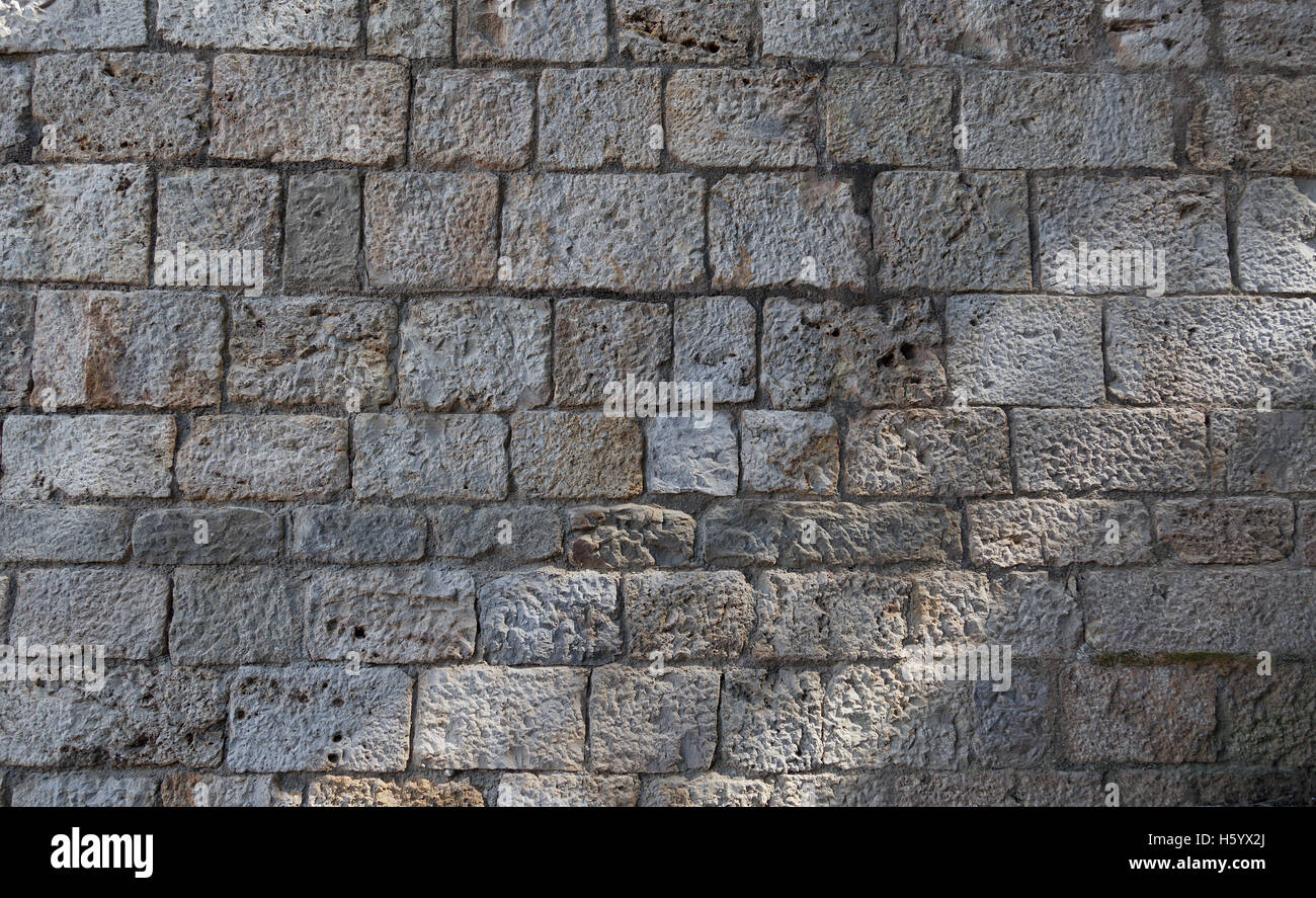 Ancient stone wall Stock Photo - Alamy