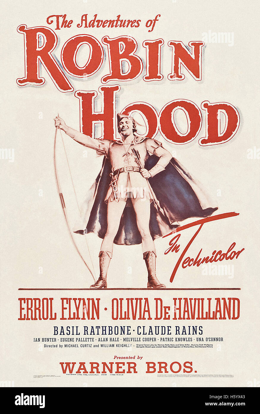 The Adventures Of Robin Hood Movie Poster The Adventures Of Robin Hood