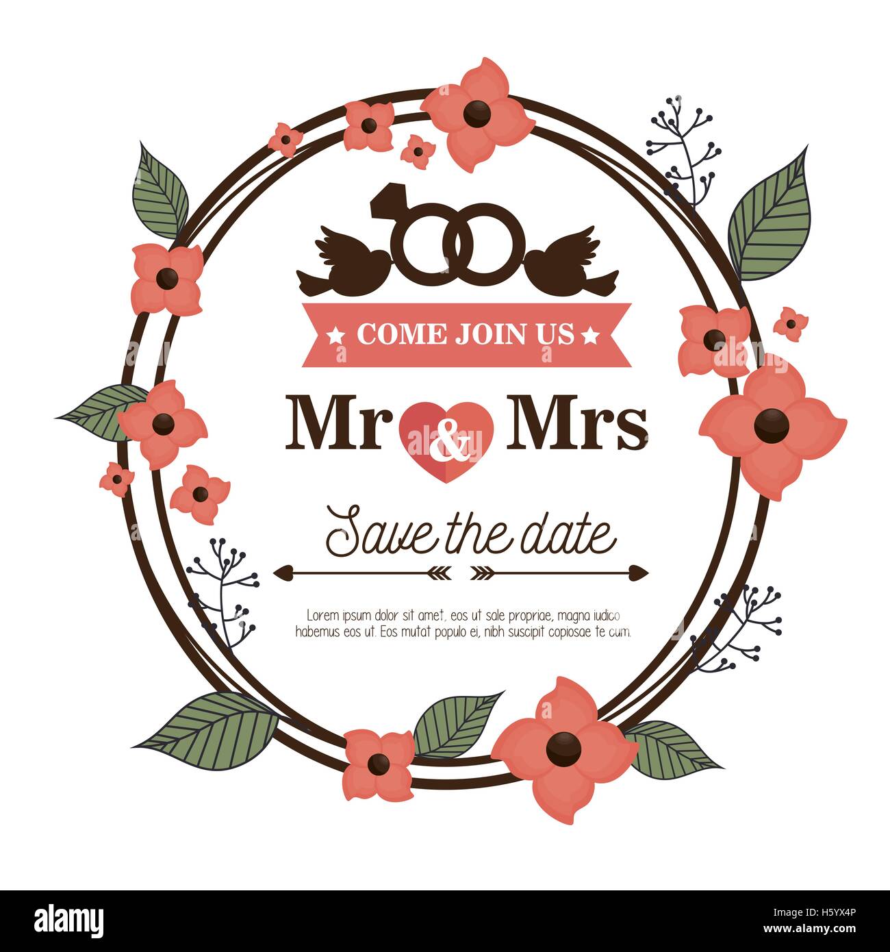wedding invitation card icon Stock Vector Image & Art - Alamy