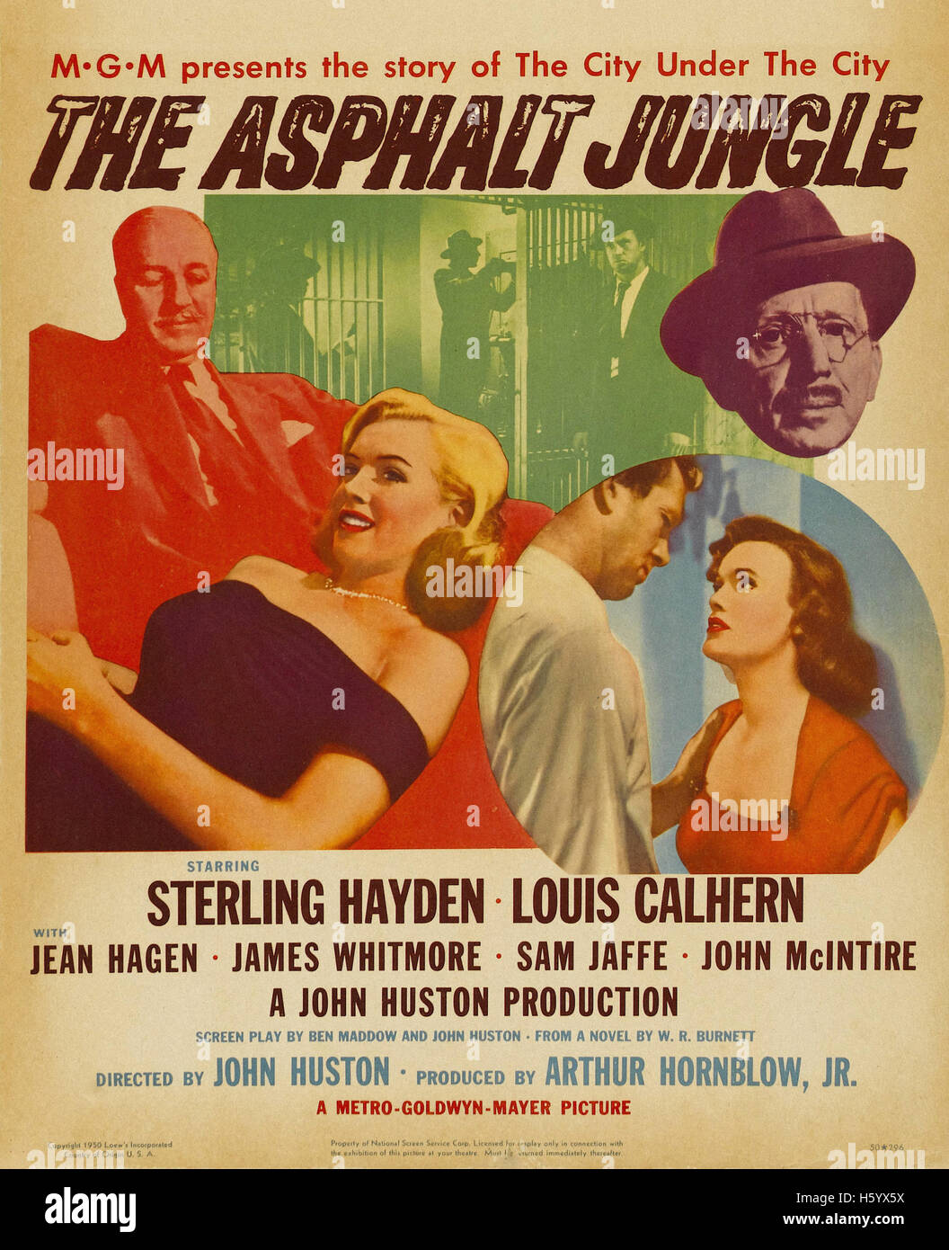 The Asphalt Jungle - Movie Poster Stock Photo - Alamy The Asphalt Jungle - Movie Poster Stock Photo - Alamy