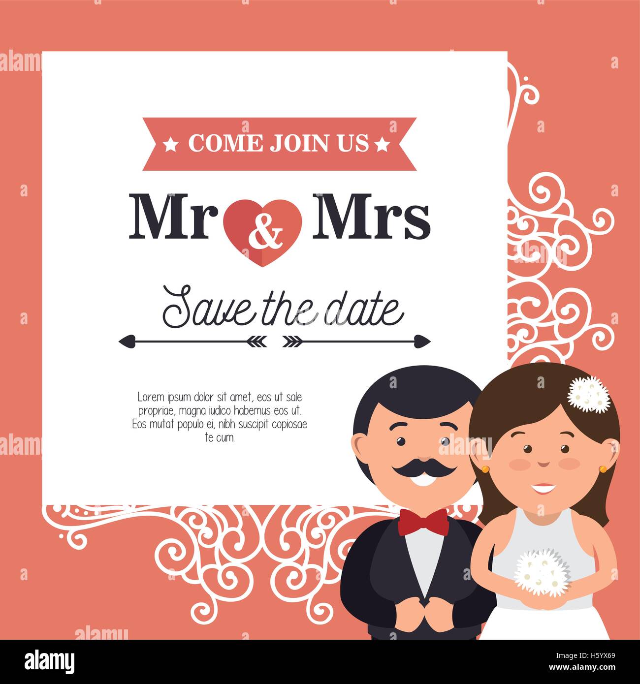 wedding invitation card icon Stock Vector Image & Art - Alamy