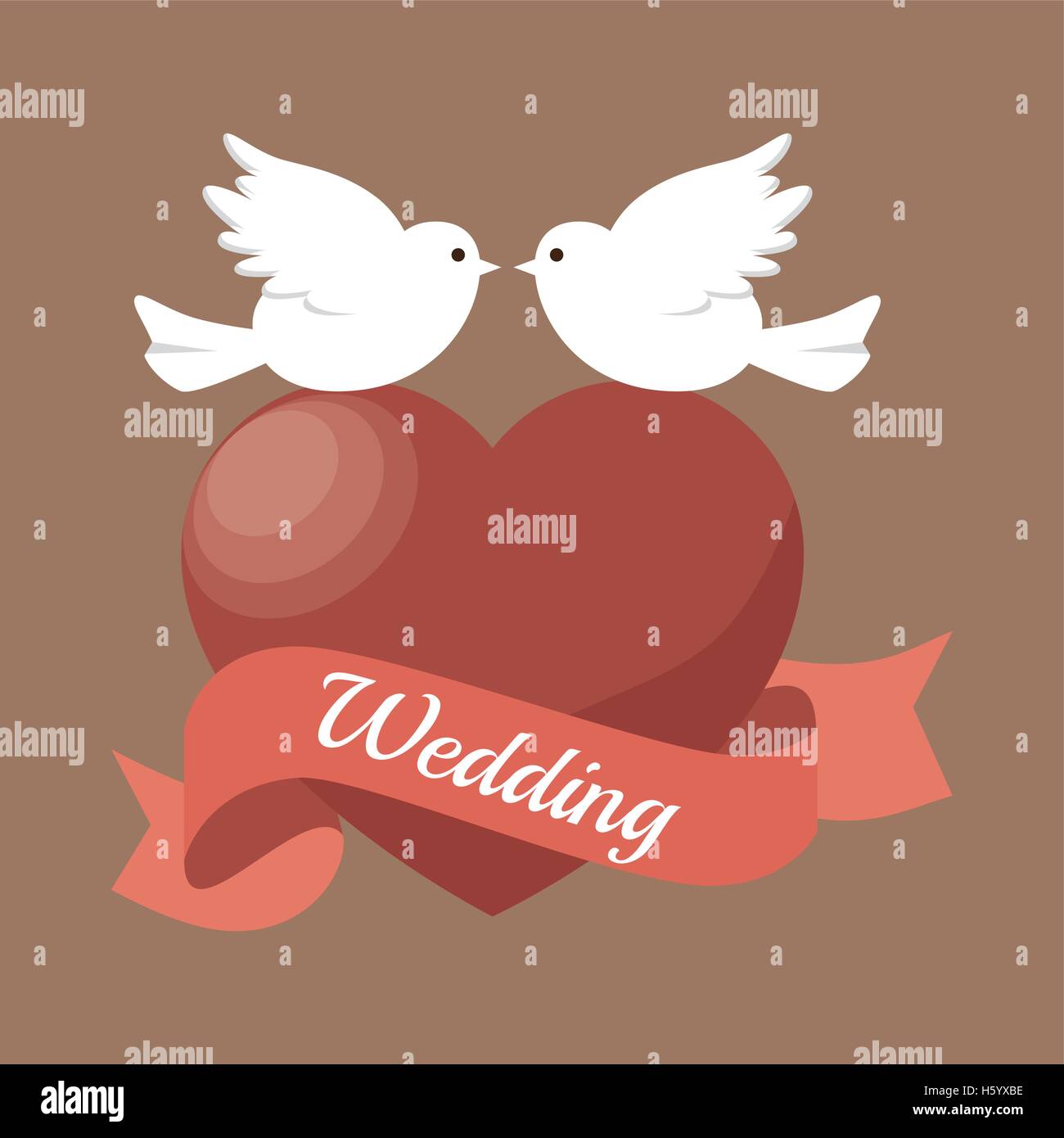 wedding invitation card icon Stock Vector Image & Art - Alamy