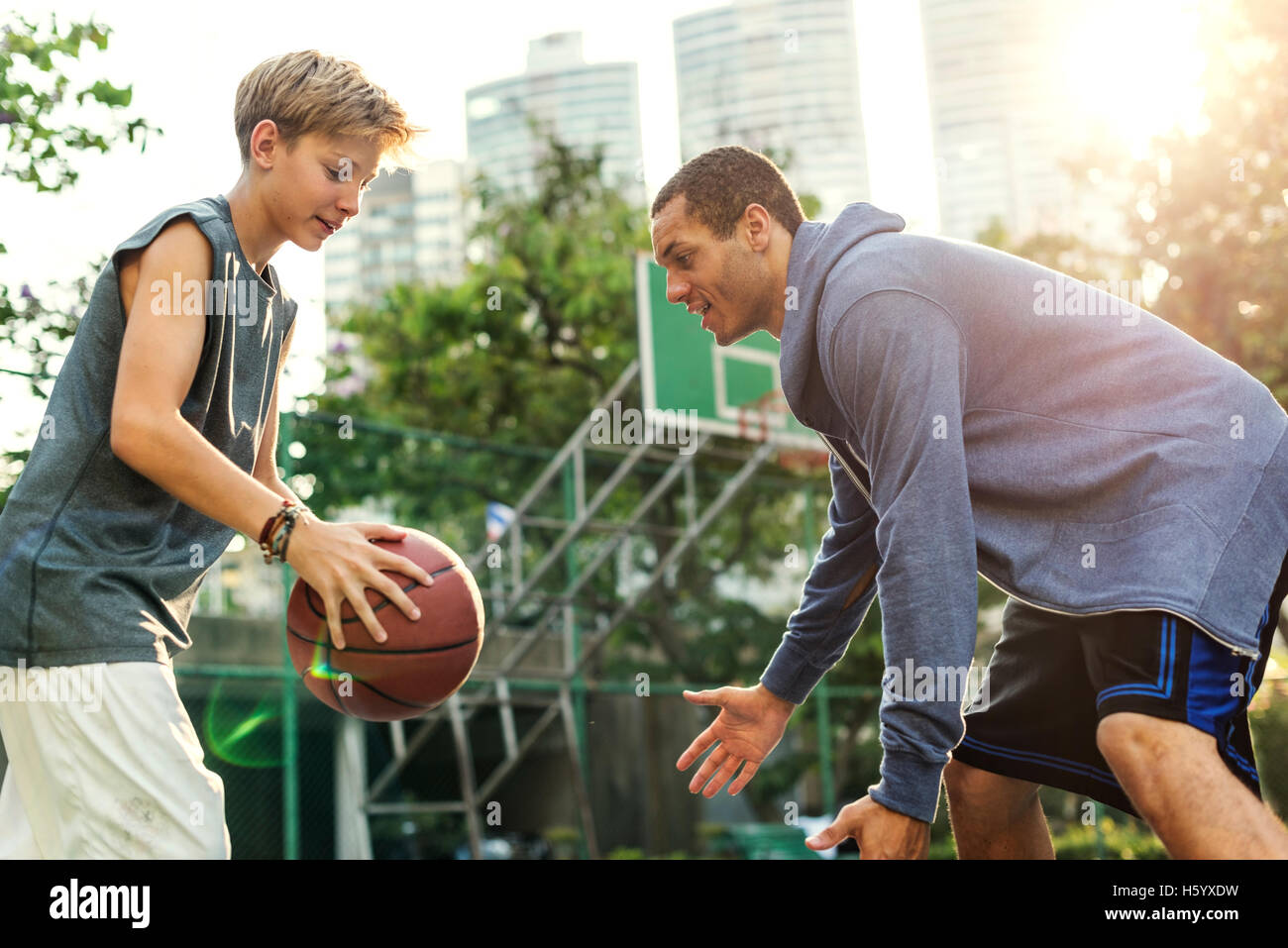 Basketball Athlete Sport Skill Playing Exercise Concept Stock Photo - Alamy