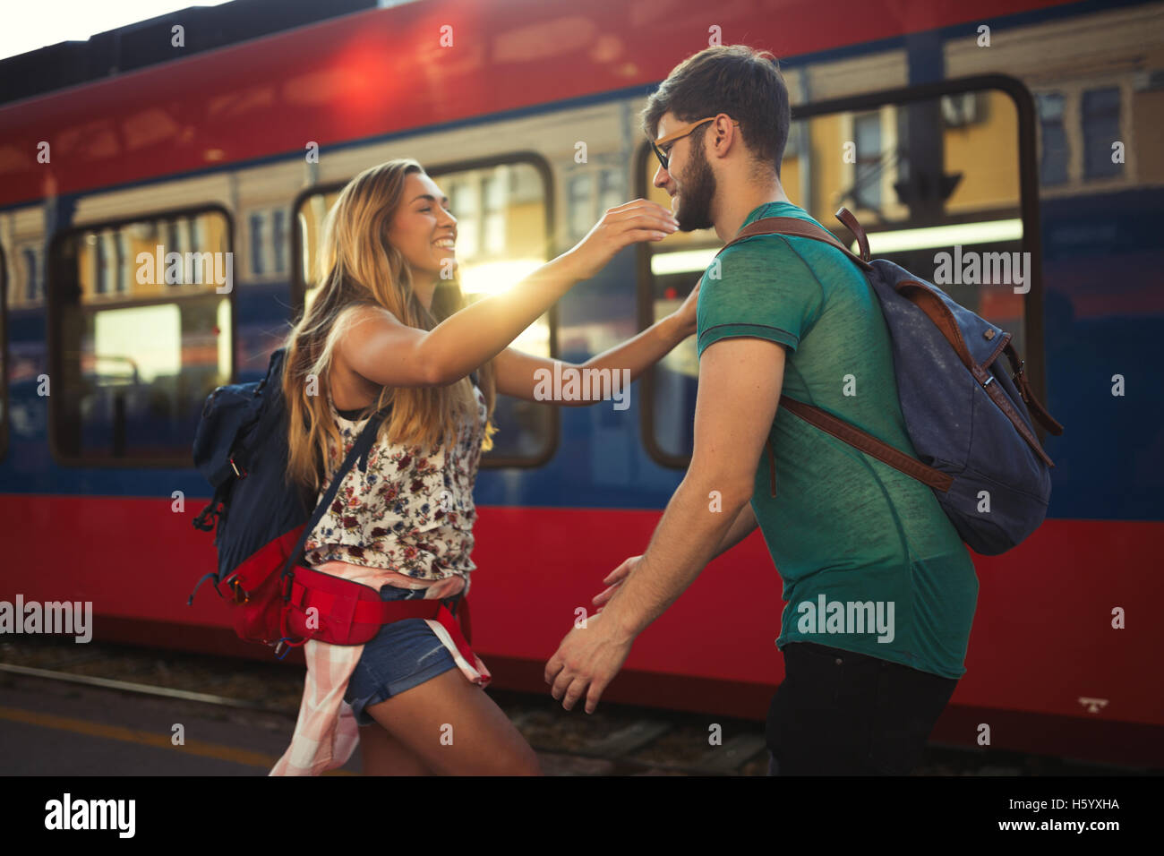 Couple separation leaving hi-res stock photography and images - Alamy