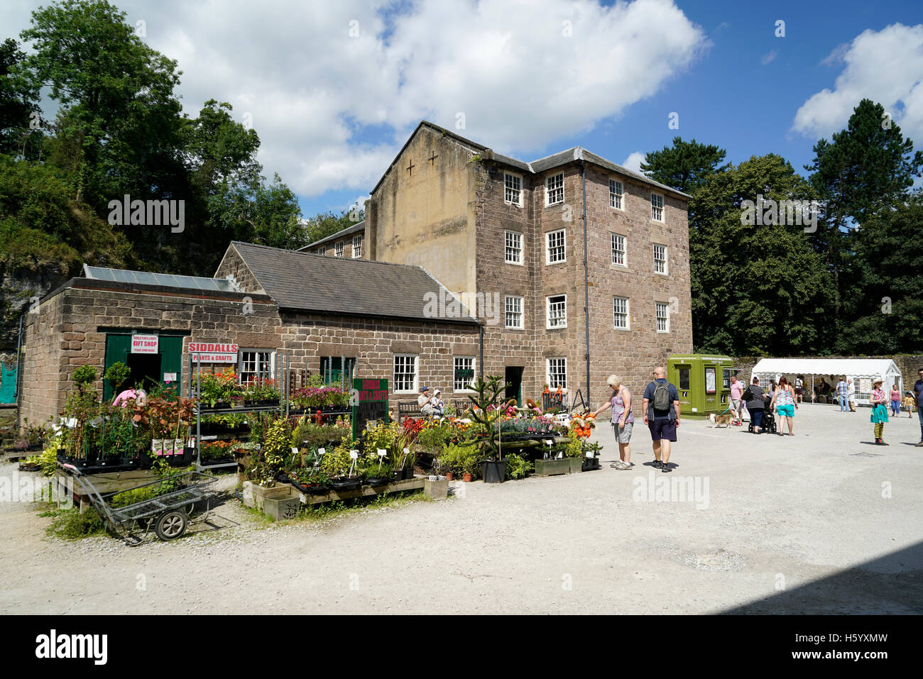 Arkwrights mill buildings museum Cromford near Matlock Derbyshire ...