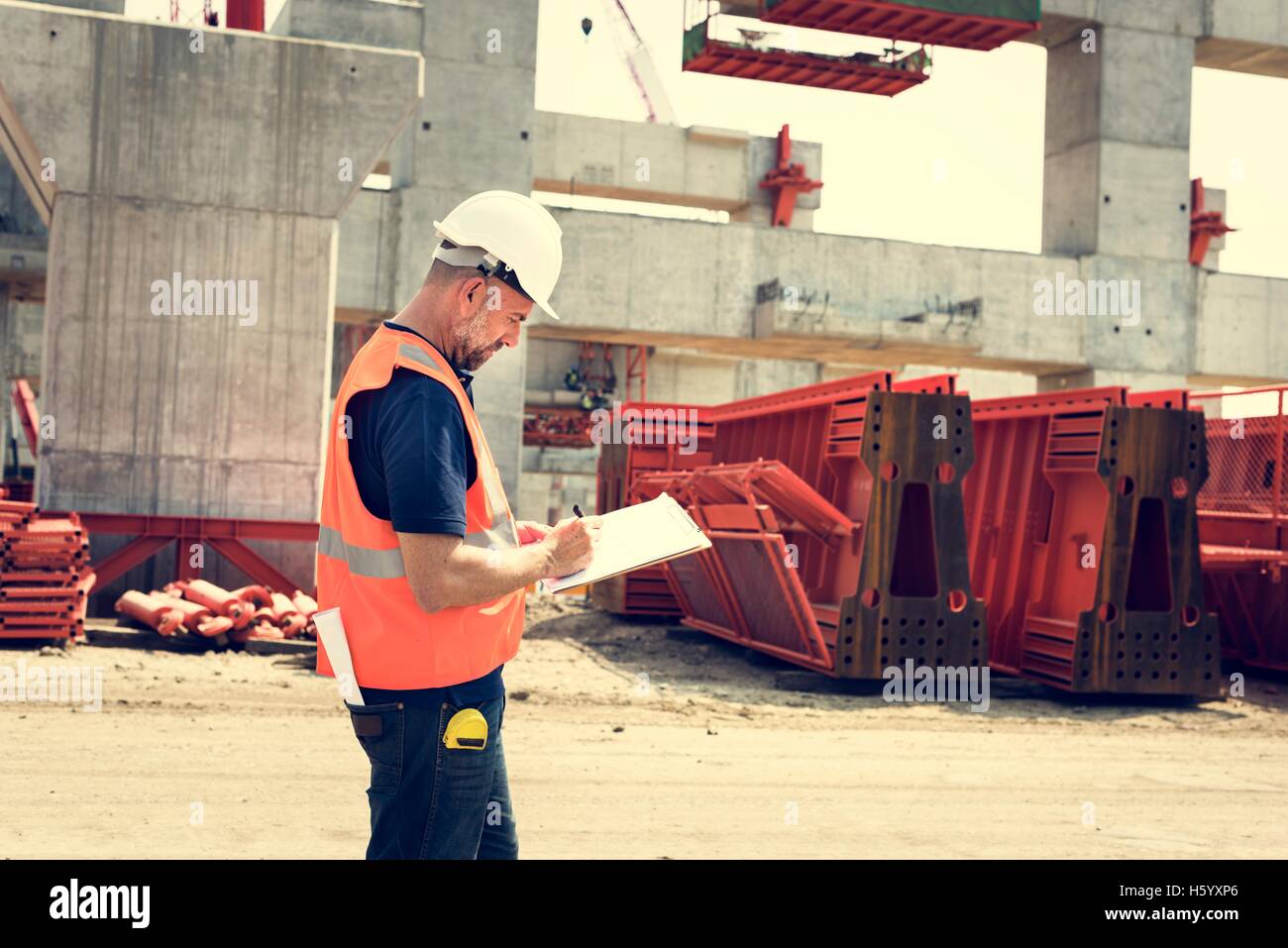 Architecture Construction Safety First Career Concept Stock Photo - Alamy