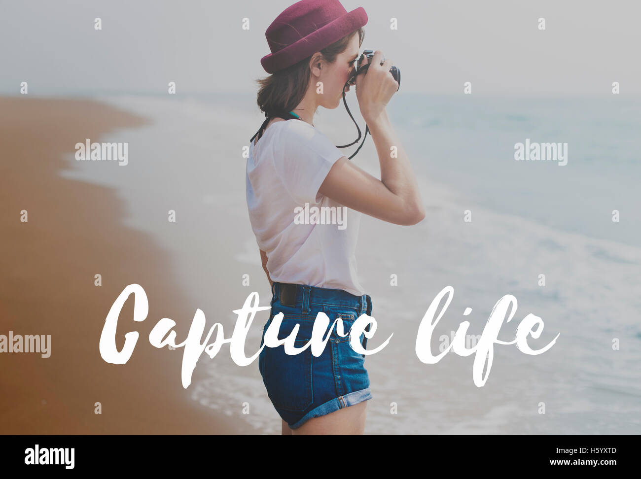 Capture life Memories Collection Concept Stock Photo - Alamy