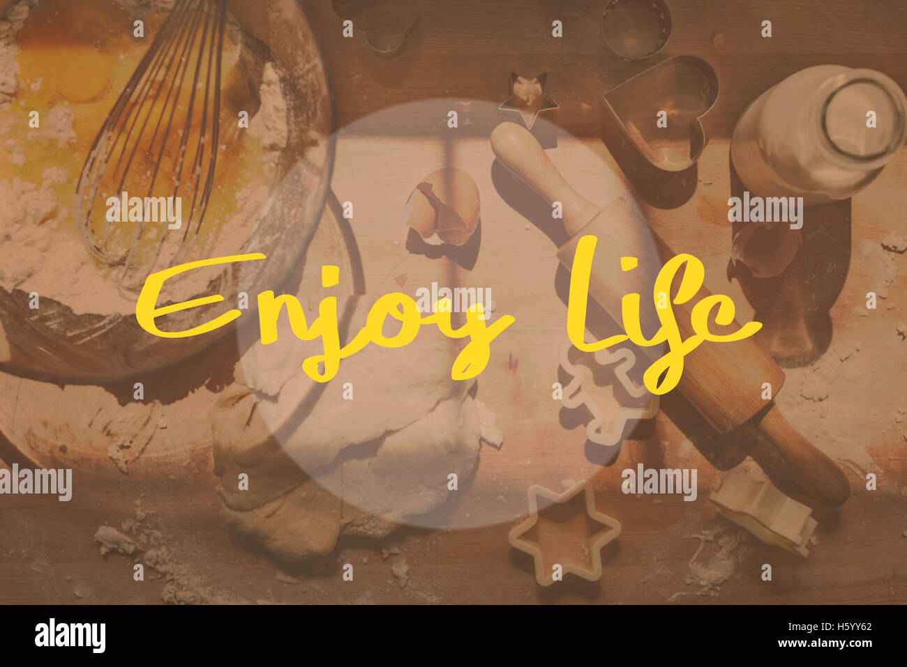 Enjoy Life Pleasure Satisfaction Happiness Concept Stock Photo - Alamy