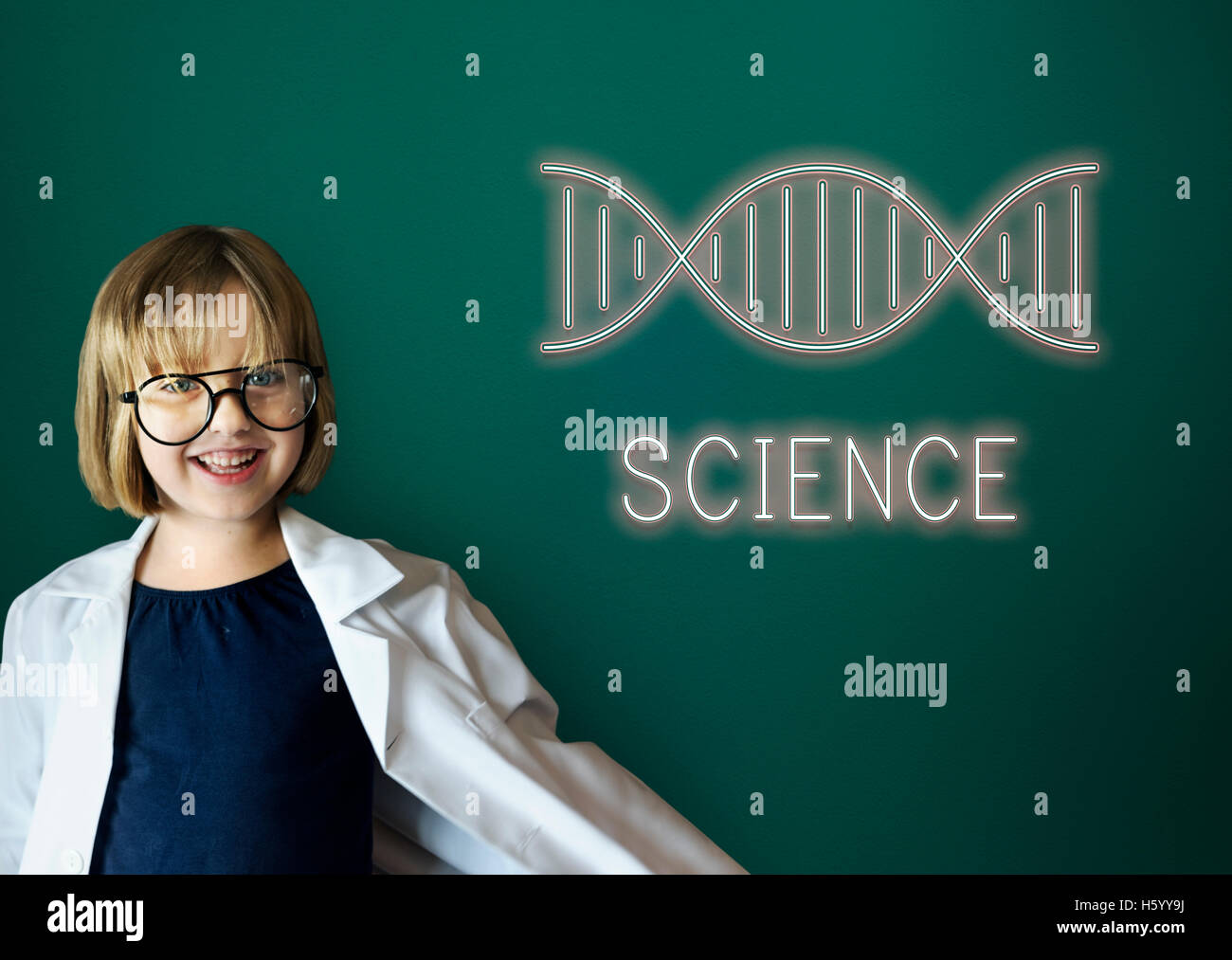 DNA Helix Life Science Graphic Concept Stock Photo - Alamy