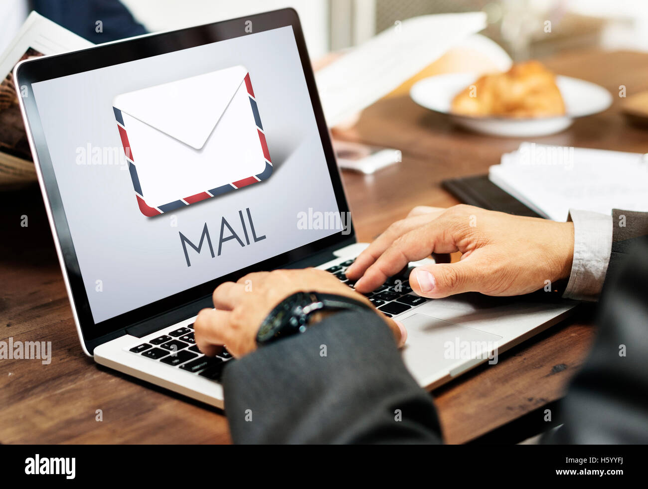 Mail Communication Letters Message Post Concept Stock Photo - Alamy