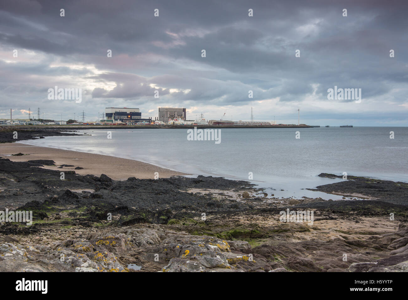 Heysham port and power station Stock Photo - Alamy