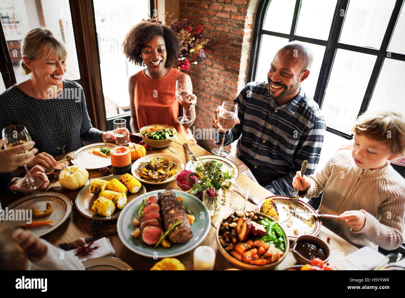 African boy setting table hi-res stock photography and images - Alamy