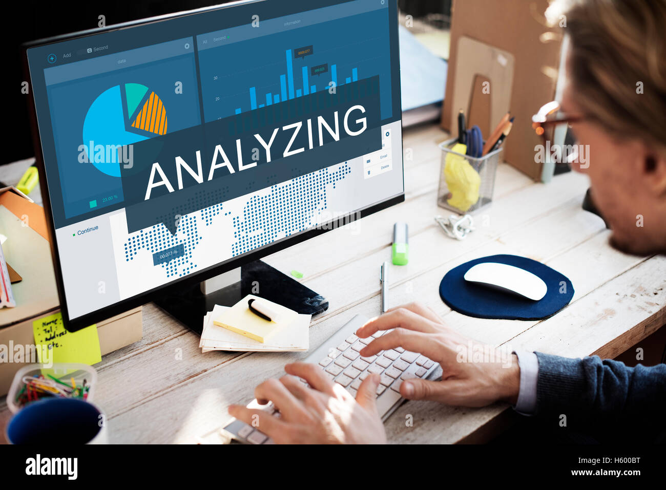 Accounting Analysis Business Graphic Success Concept Stock Photo - Alamy