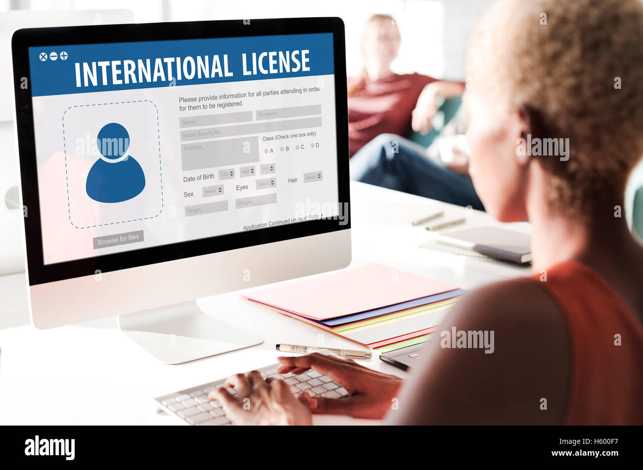 International Driver's License Card Identification Data Information ...