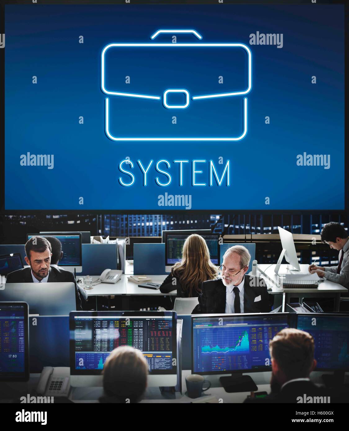 Business Briefcase Confidential Growth Collaboration Concept Stock ...