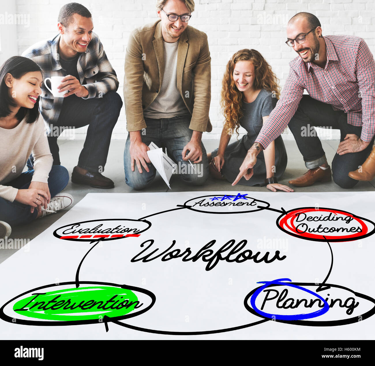 Workflow diagram hi-res stock photography and images - Alamy