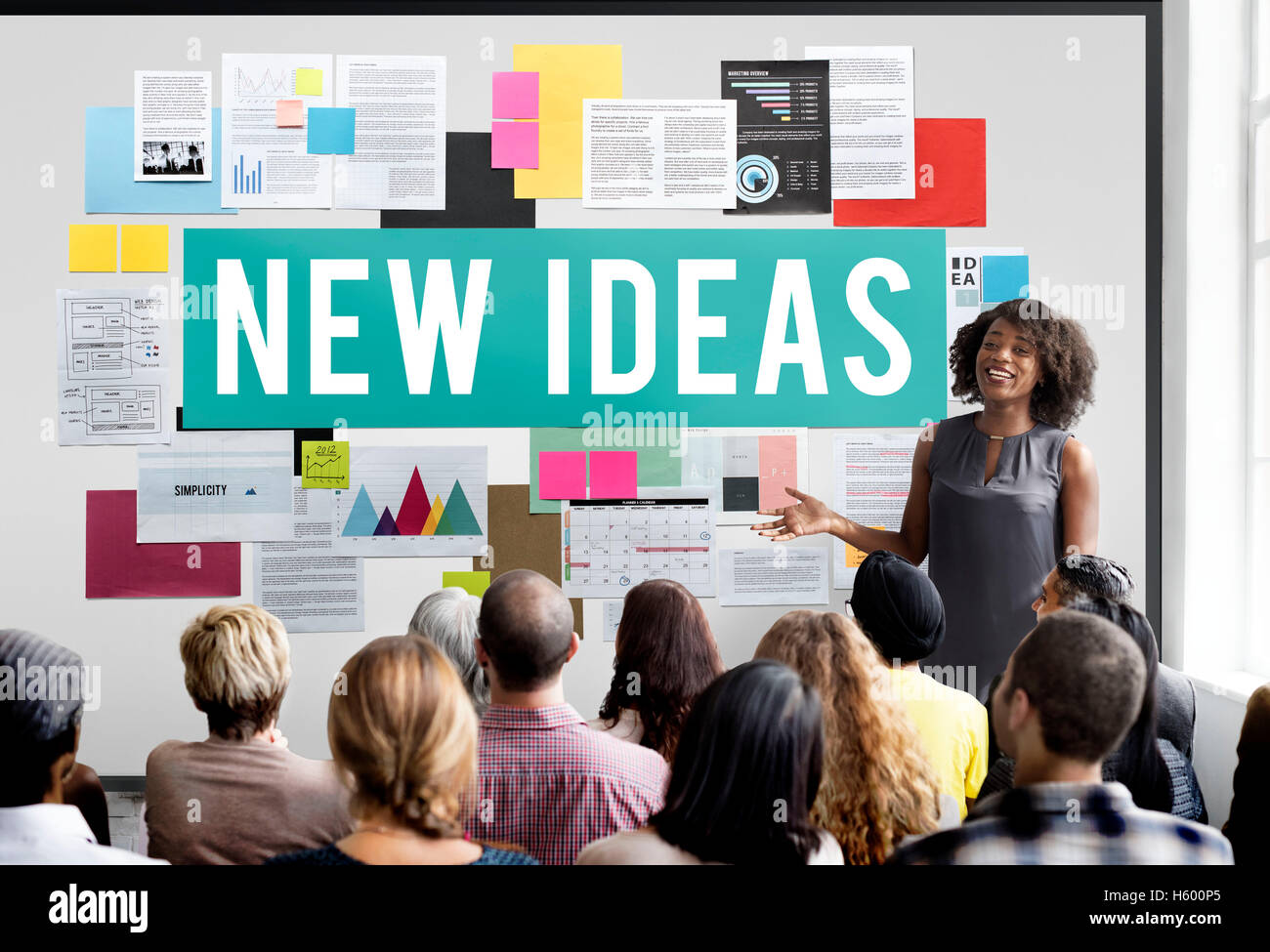 New Ideas Design Objective Proposition Vision Concept Stock Photo - Alamy