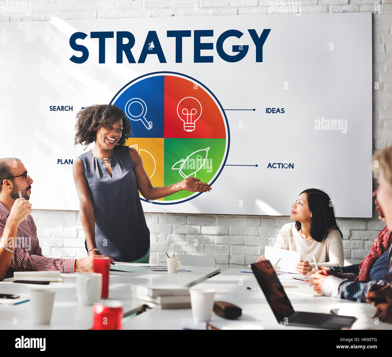 Business Startup Entrepreneur Strategy Target Concept Stock Photo - Alamy