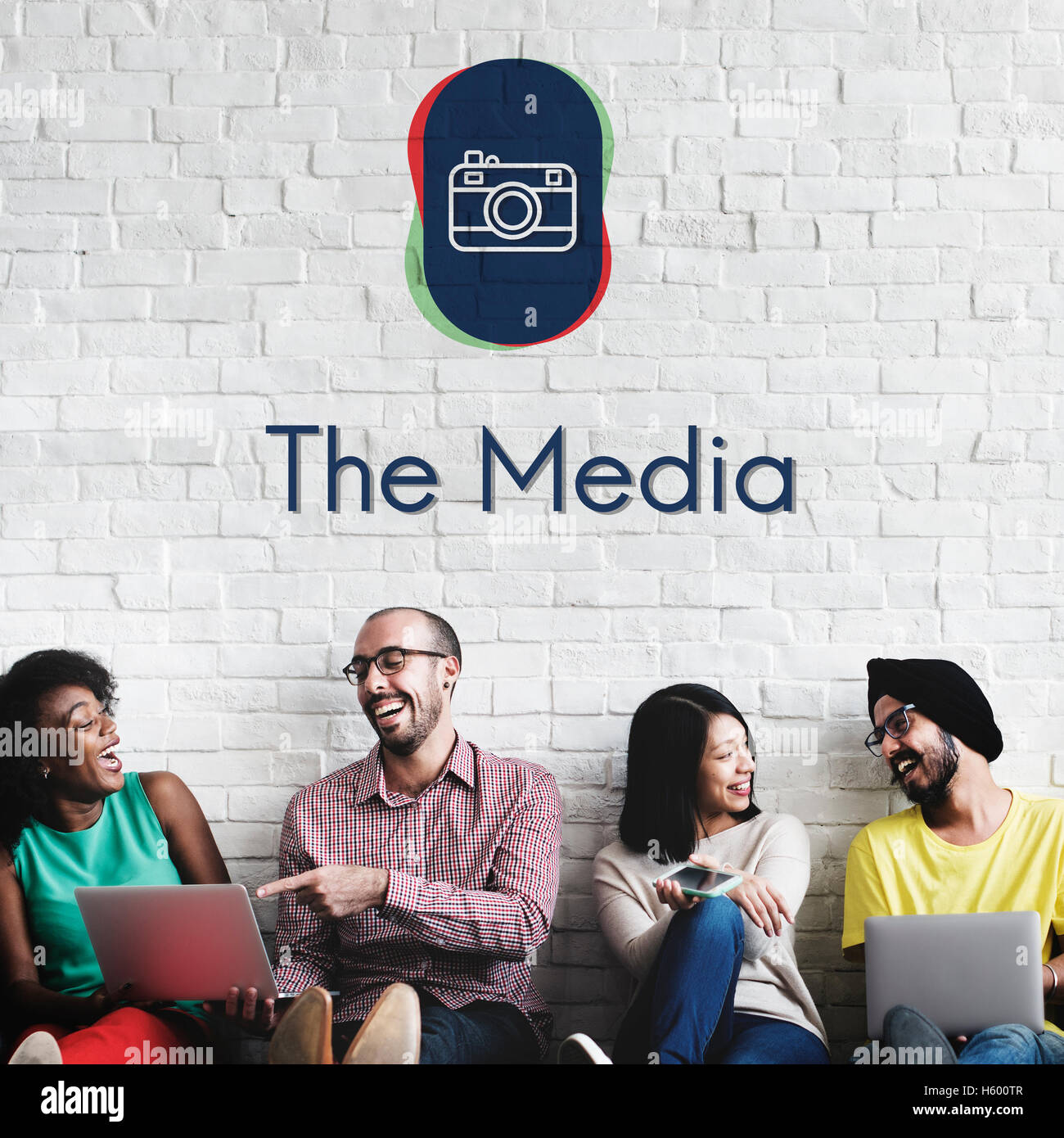 Camera Social Media Digital Graphic Concept Stock Photo - Alamy
