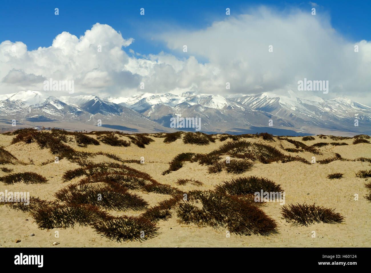 Beautiful landscape of the Tibetan plateau. Tibet, China Stock Photo ...