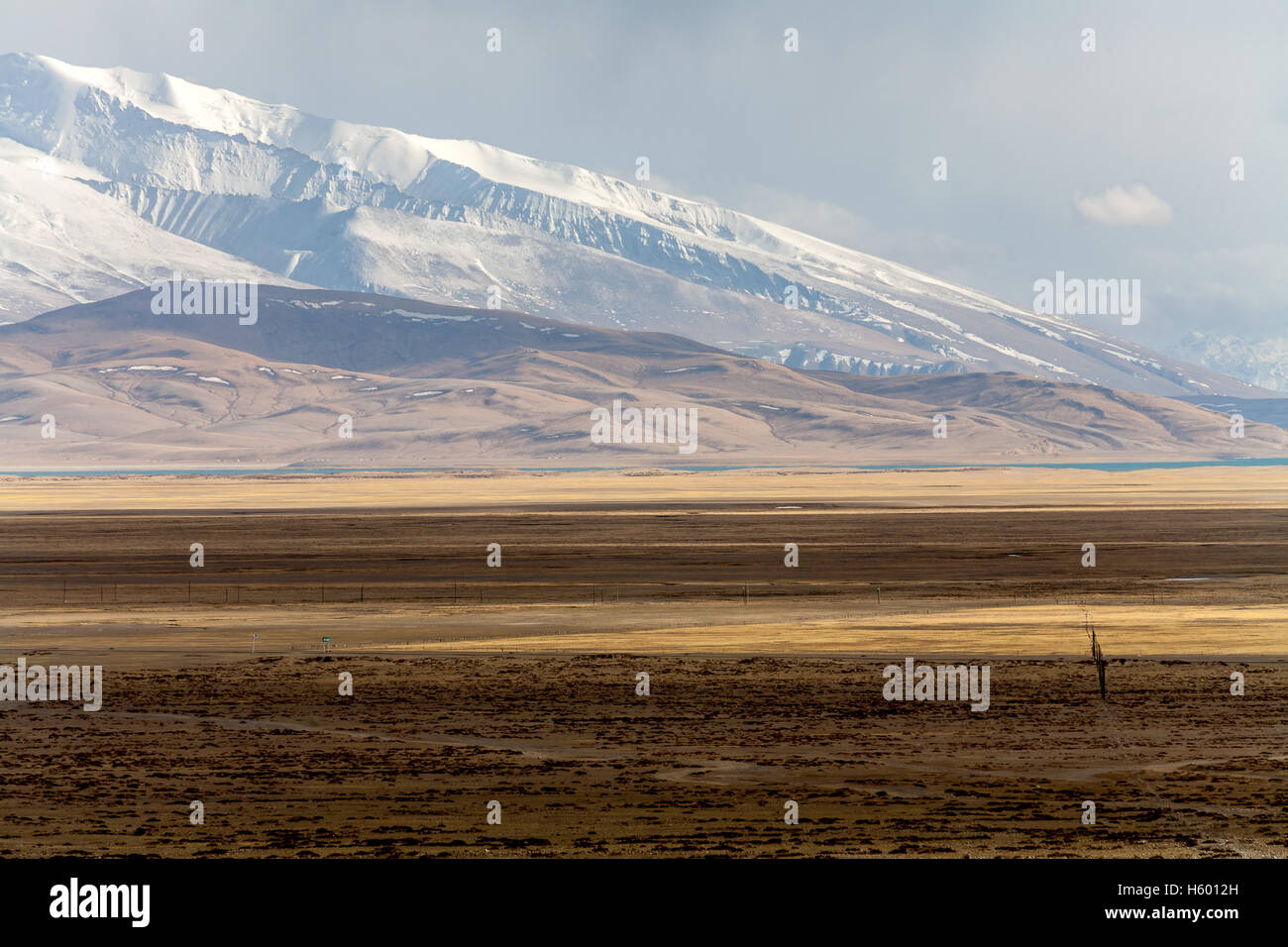 Beautiful landscape of the Tibetan plateau. Tibet, China Stock Photo ...