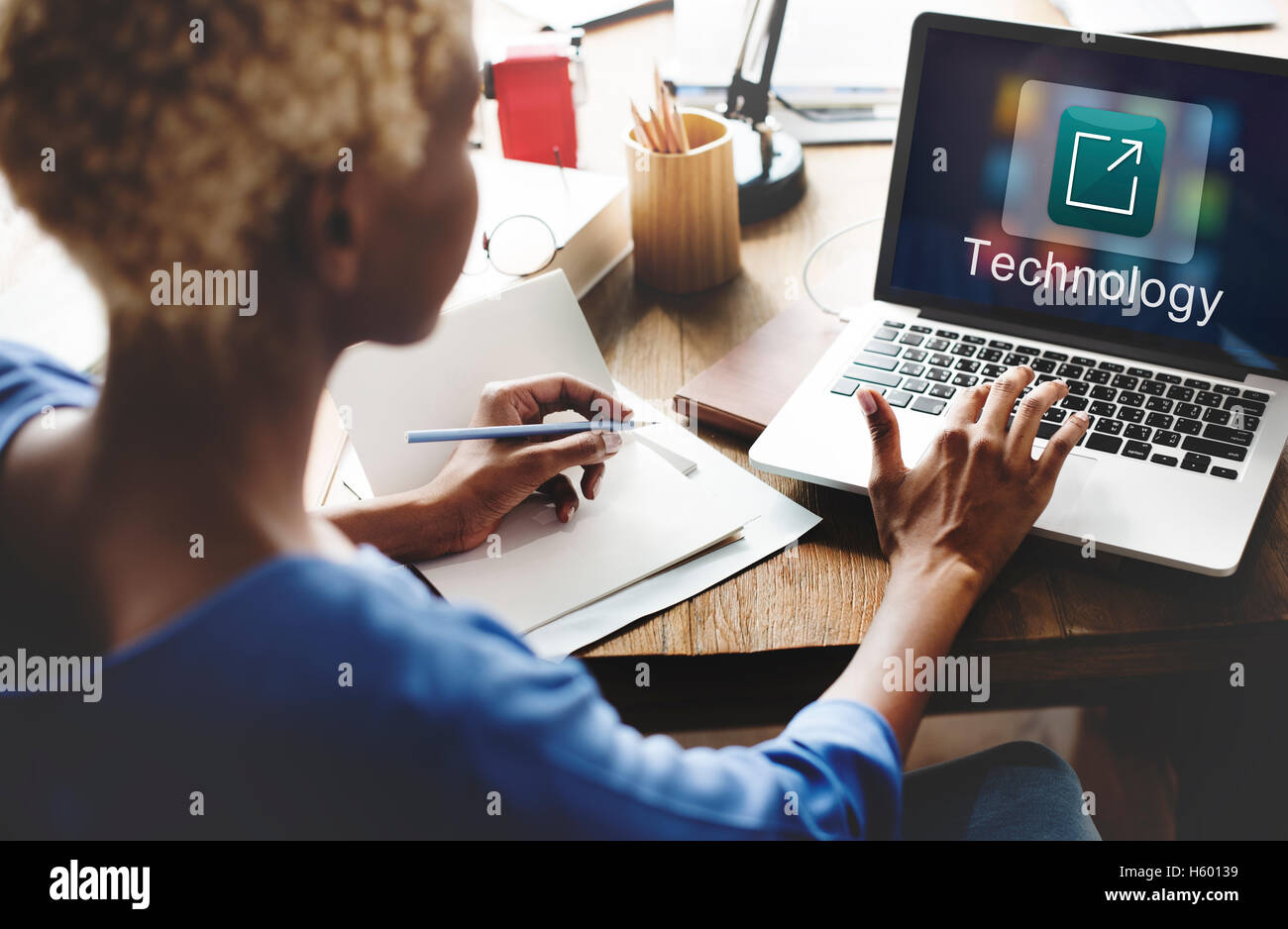 Creation Design Digital Gadget Invention Graphic Concept Stock Photo ...