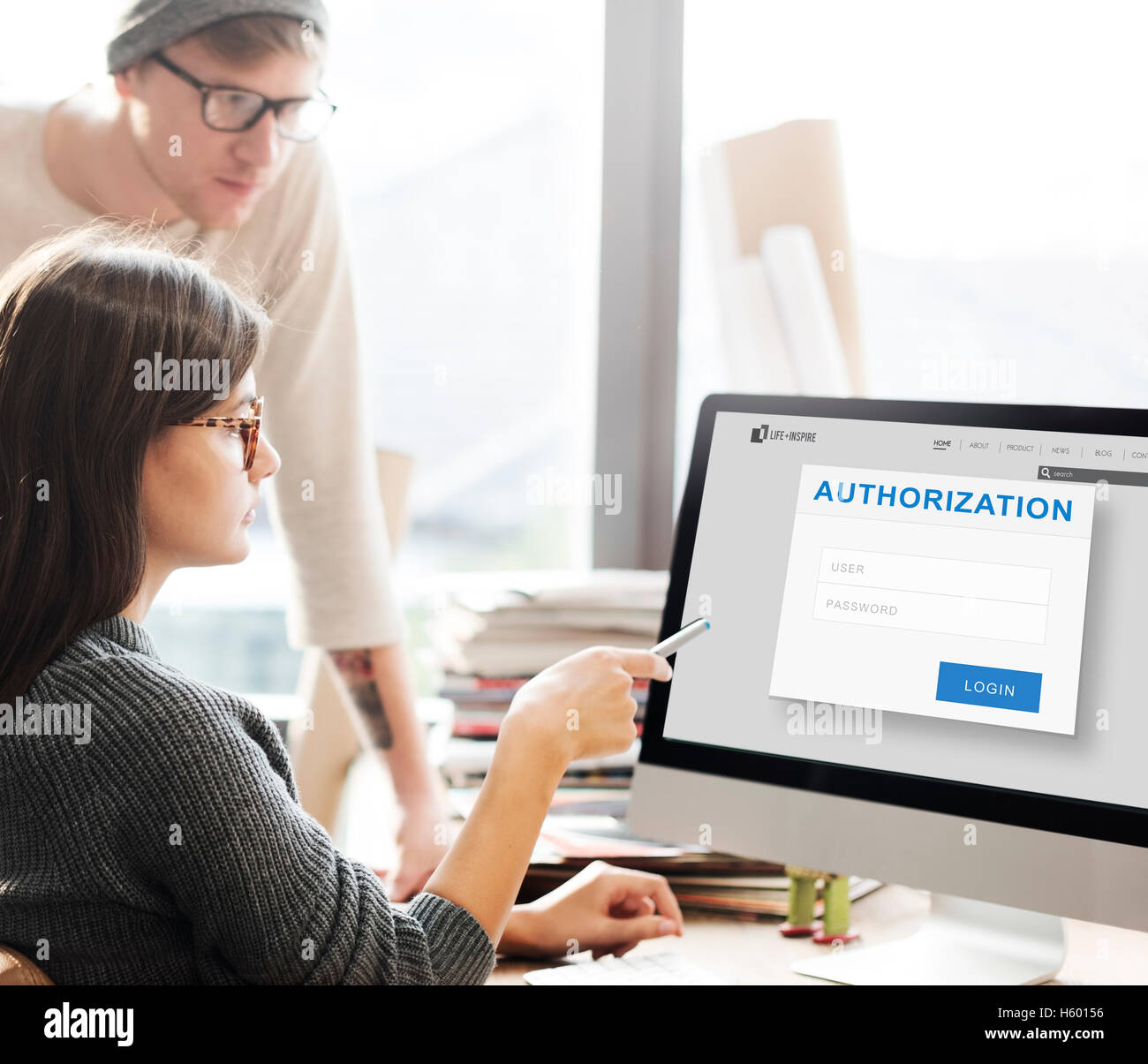 Authorization Permission Accessible Security Concept Stock Photo - Alamy