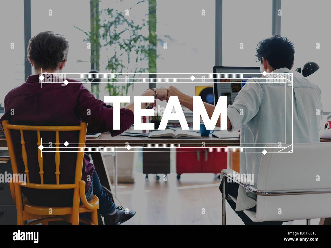 Corporate Business Collaboration Connection Partnership Concept Stock ...