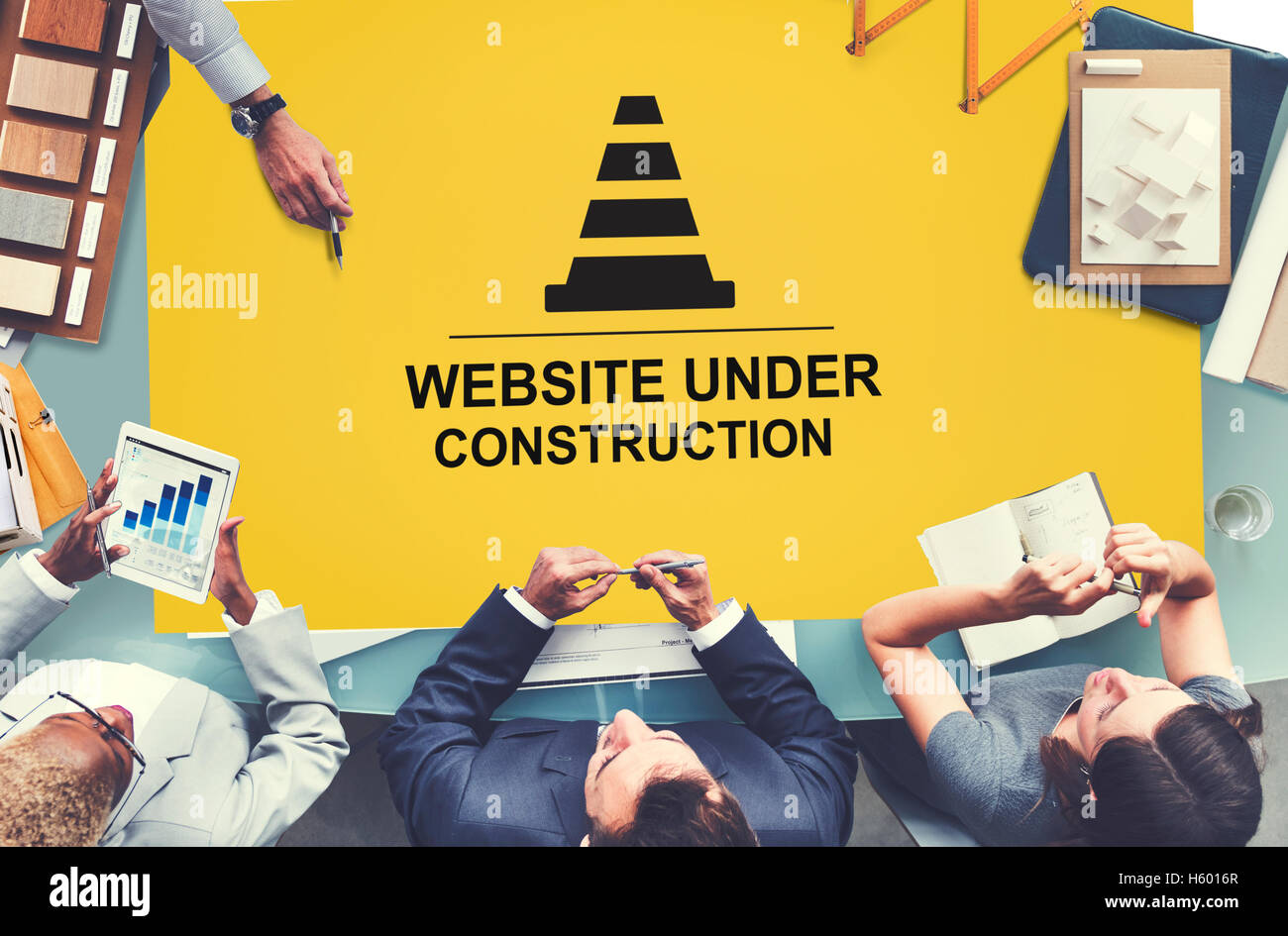 Under Construction Technical Problems Progress Concept Stock Photo - Alamy